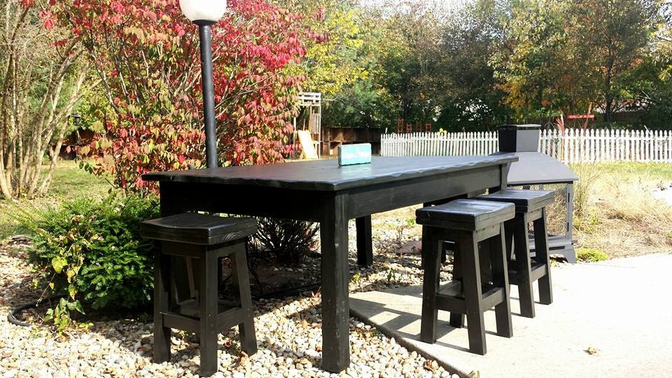 Rustic Reclaimed Wood FARMHOUSE Kitchen Table Primitive Farm | Etsy