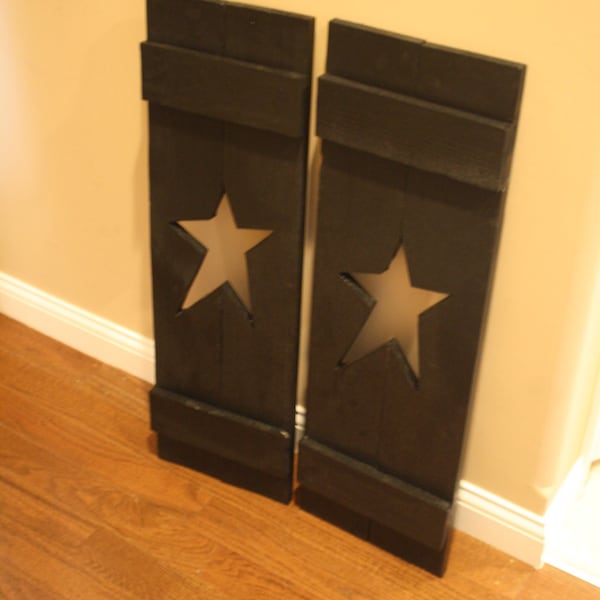 Primitive Shutters - Etsy