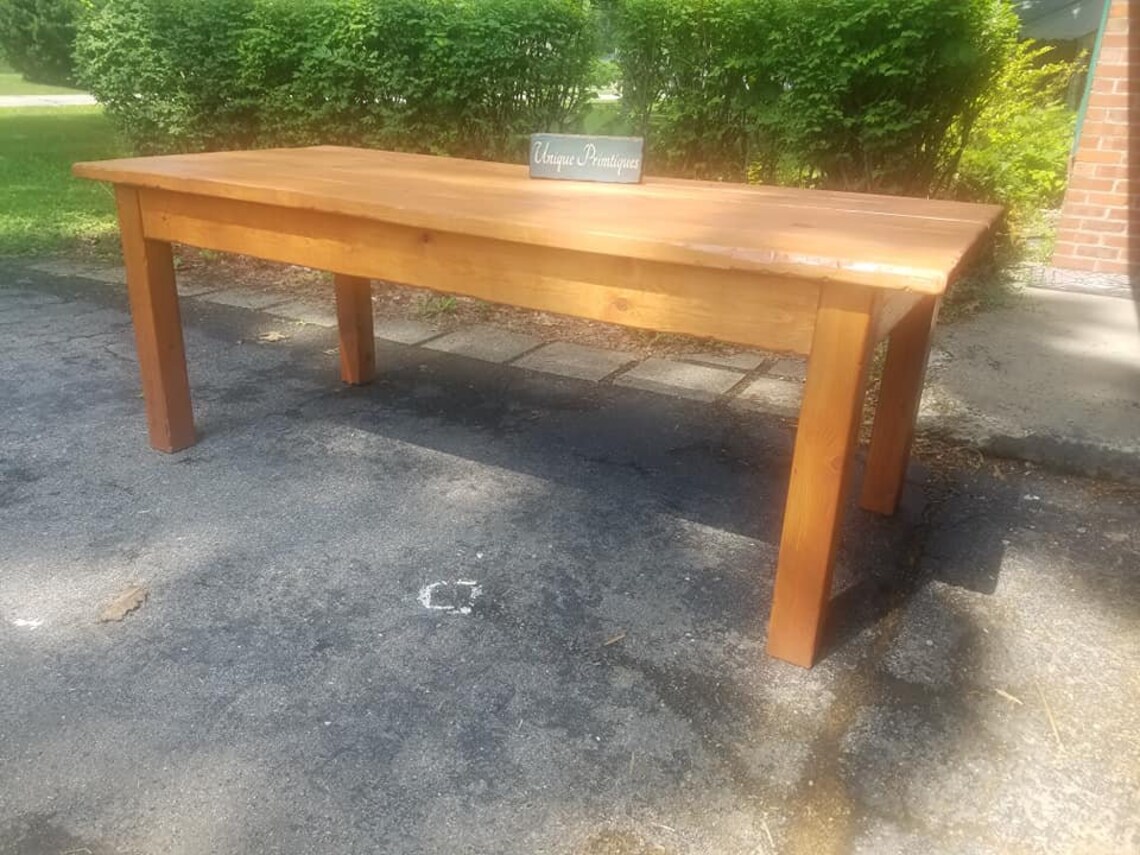 Rustic FARMHOUSE TABLE Wood Farm House Kitchen Dining | Etsy