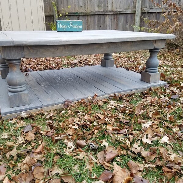 Balustrade Coffee Table - Etsy