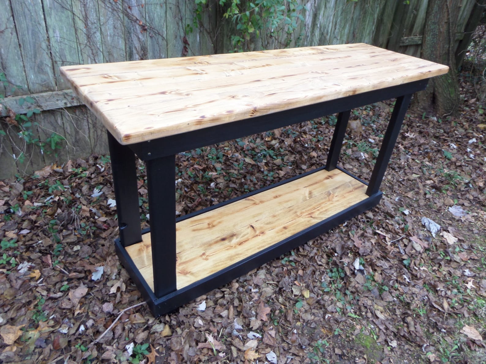 Unique Primtiques 22x69x38h Large KITCHEN ISLAND Bar Primitive Kettle ...
