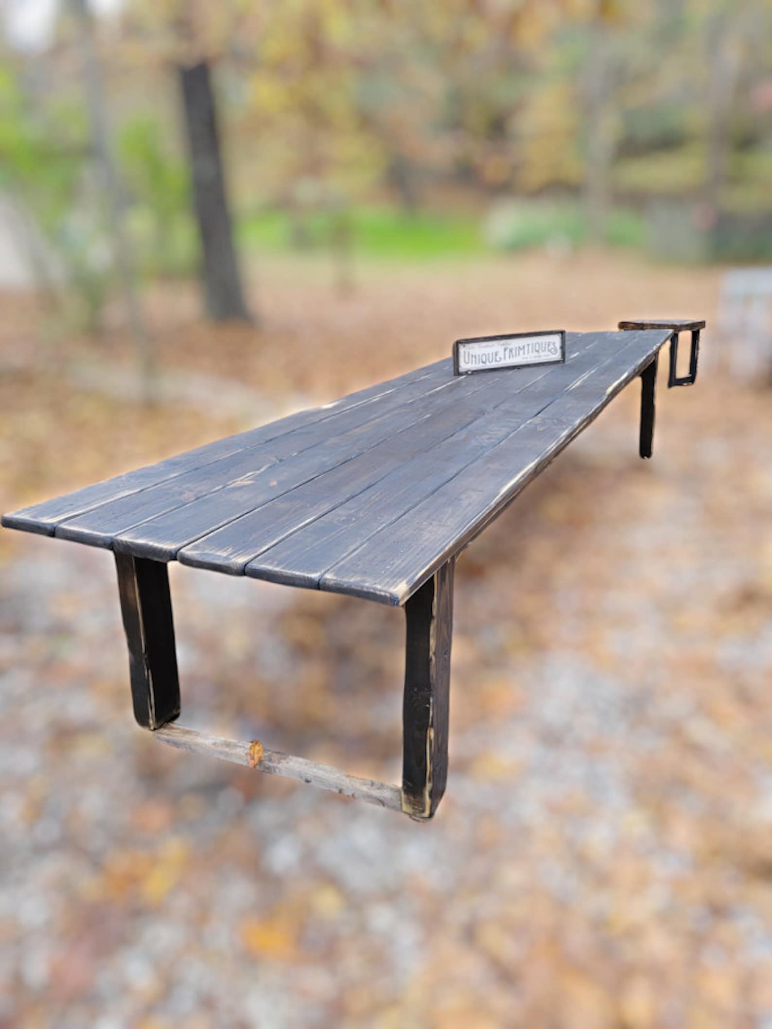 MASSIVE Rustic FARM TABLE Farmhouse Primitive Country Cabin | Etsy