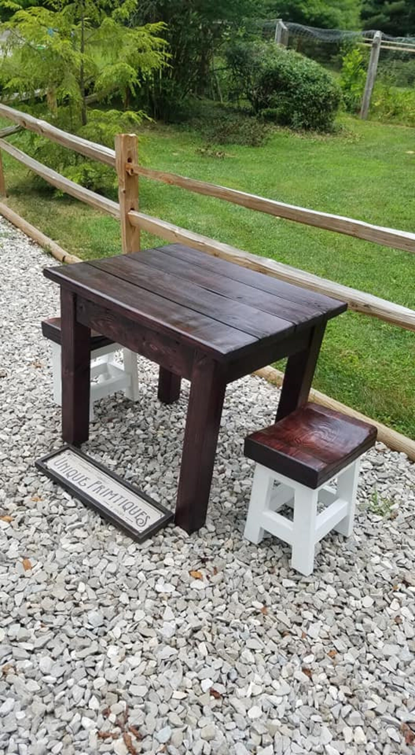 Rustic Farmhouse Kitchen Tiny House Home Living Table Small | Etsy