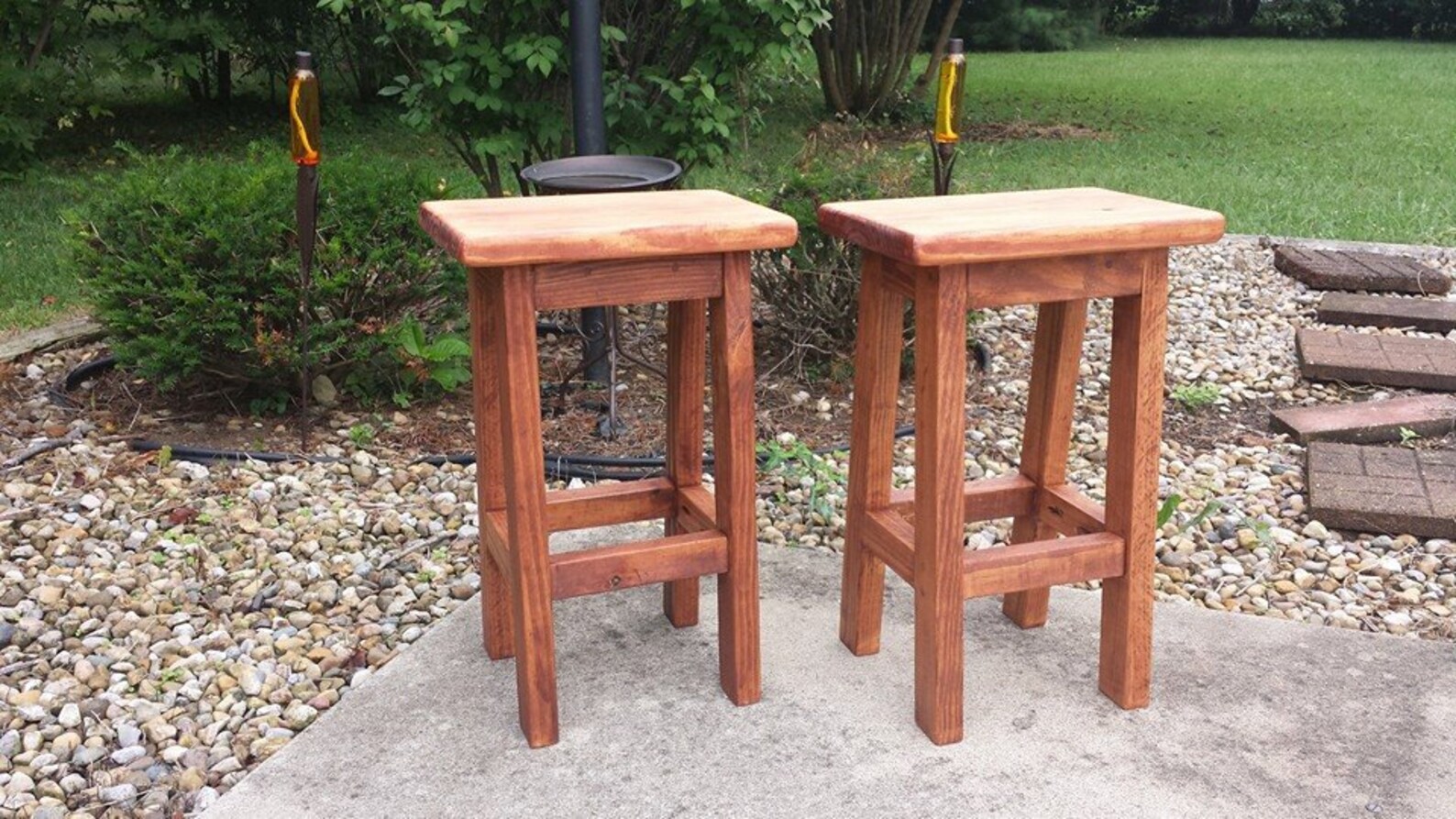 ONE Rustic FARMHOUSE Bar STOOL Farm House Kitchen Dining Bench - Etsy