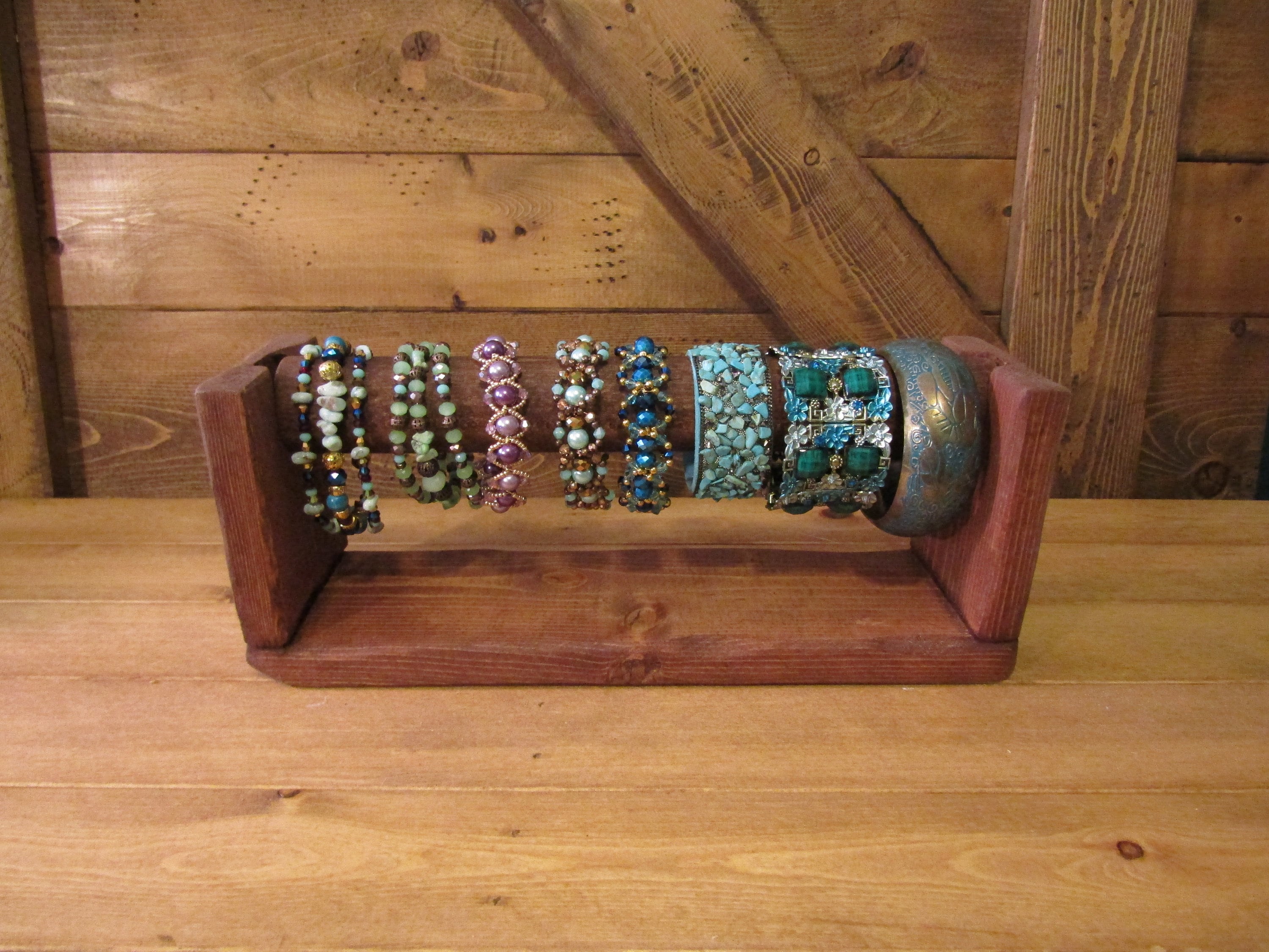 Rustic BRACELET HOLDER JEWELRY Display Wire Stand Craft Ribbon | Etsy