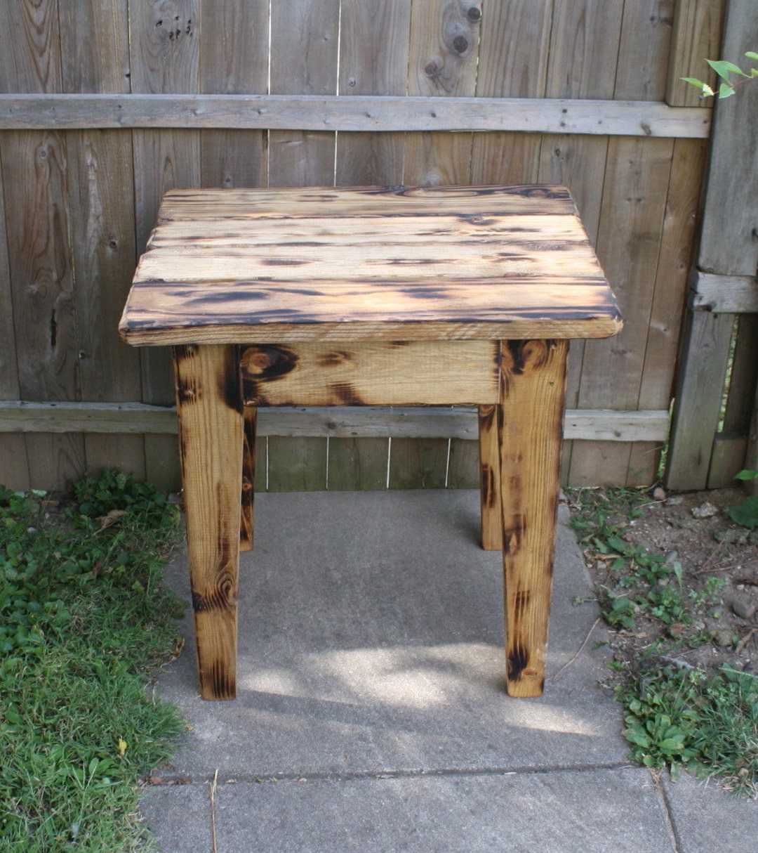 RUSTIC FARMHOUSE TABLE Small Kitchen Rv Farm House Reclaimed Wood ...