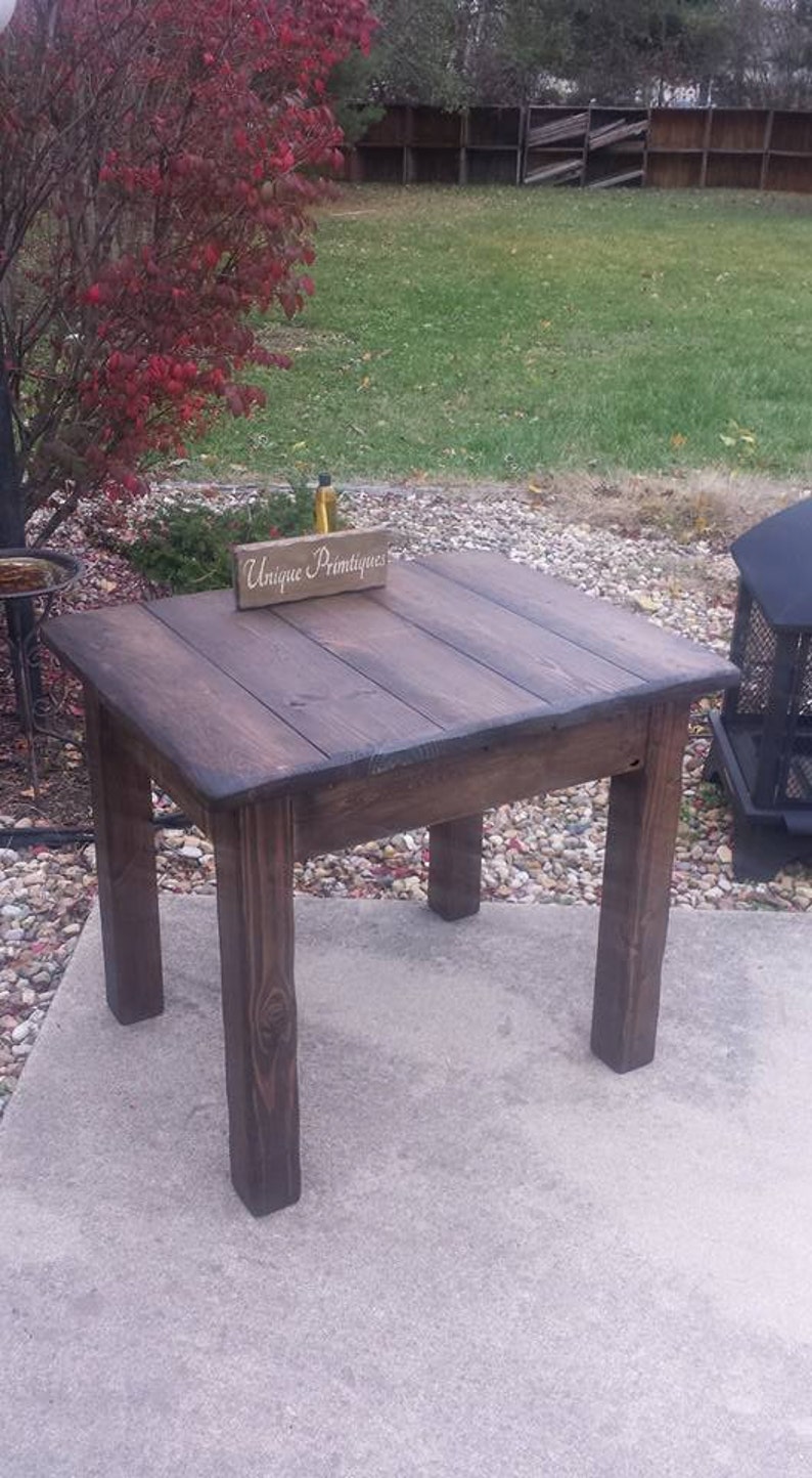 RUSTIC FARMHOUSE TABLE Small Kitchen Dining Country Farm House - Etsy