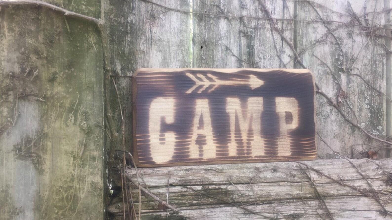 Fire-Burned Rustic Reclaimed Distressed Wood Sign LOT Of 4 | Etsy