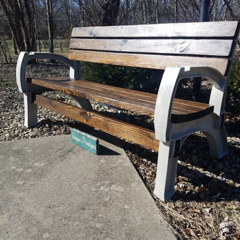 Bench With Back - Etsy