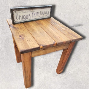 RUSTIC FARMHOUSE TABLE Small Kitchen Dining Farm House Reclaimed Wood ...