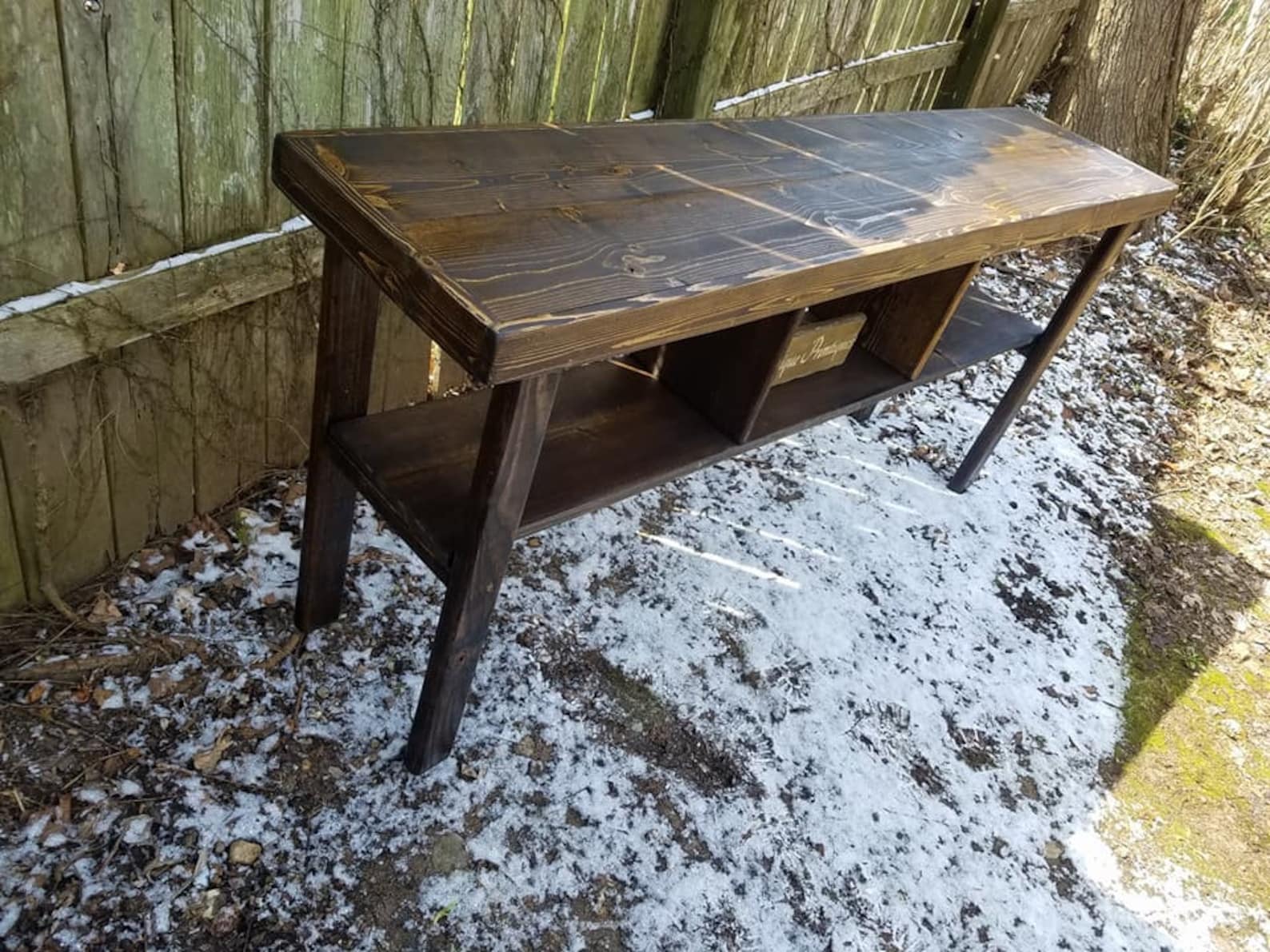 RUSTIC KITCHEN ISLAND Console Table Large Sofa Bar Buffet - Etsy