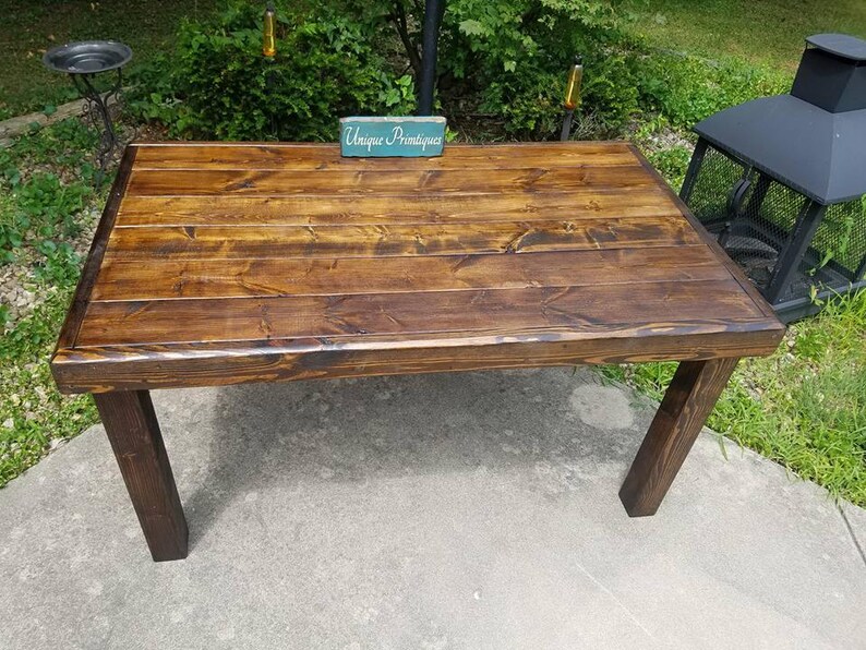 RUSTIC FARMHOUSE DESK Small Kitchen Dining Table Farm House - Etsy