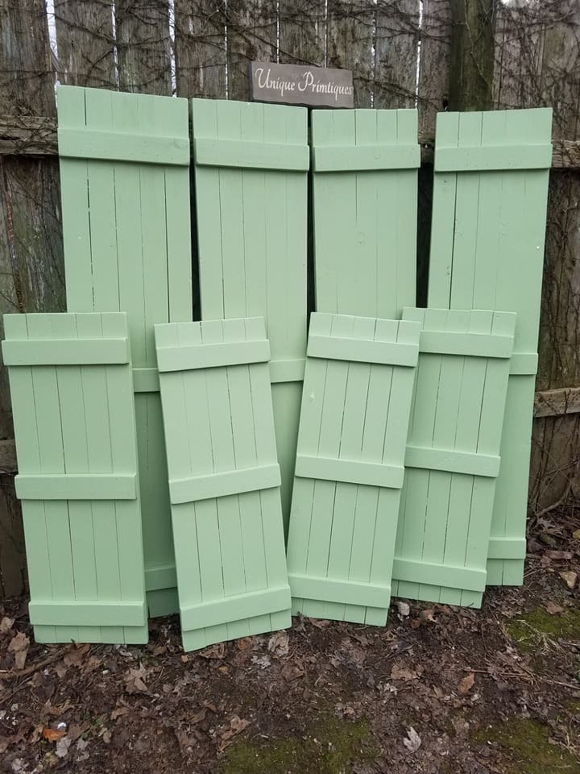 Rustic Wood Shutters Country Barn Display Indoor Outdoor | Etsy