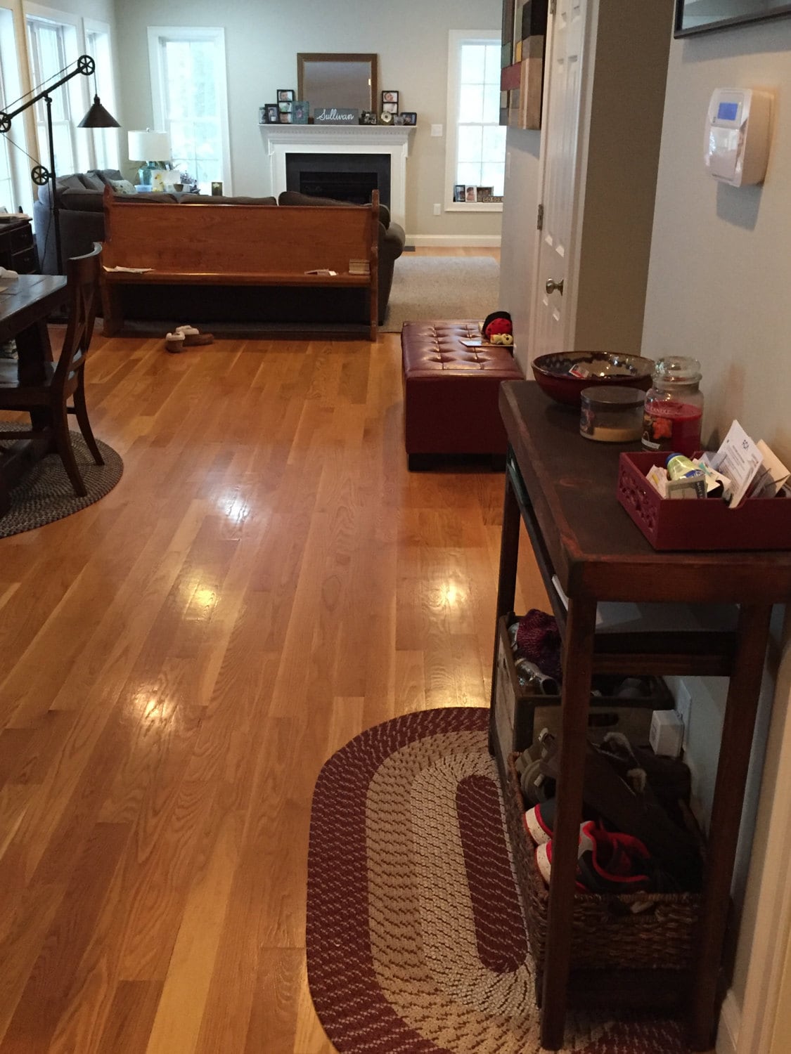 Rustic Primitive Reclaimed Wood SOFA Hall Console Accent Table | Etsy