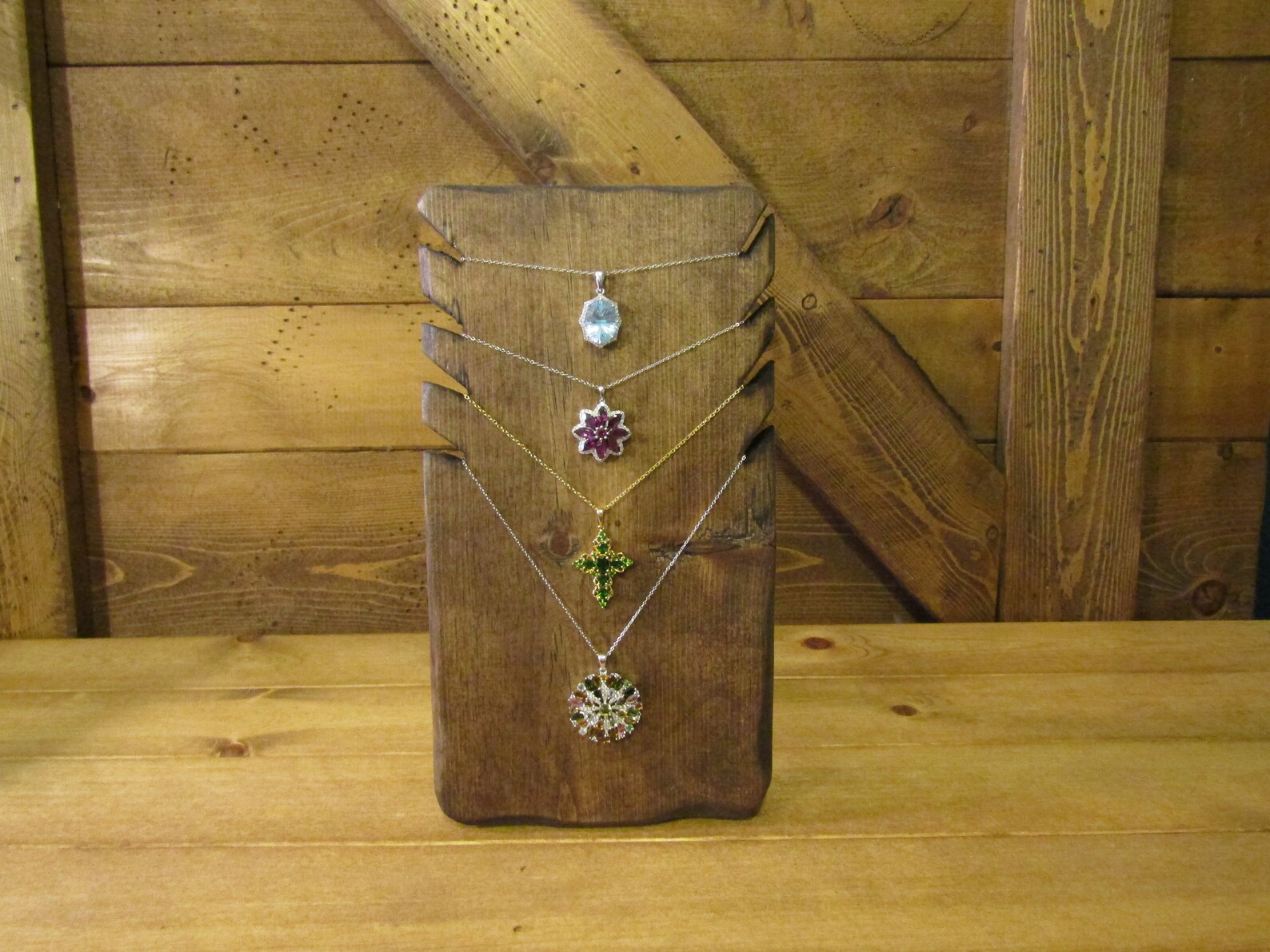 Rustic JEWELRY DISPLAY Necklace Stand Holders Different Sizes - Etsy