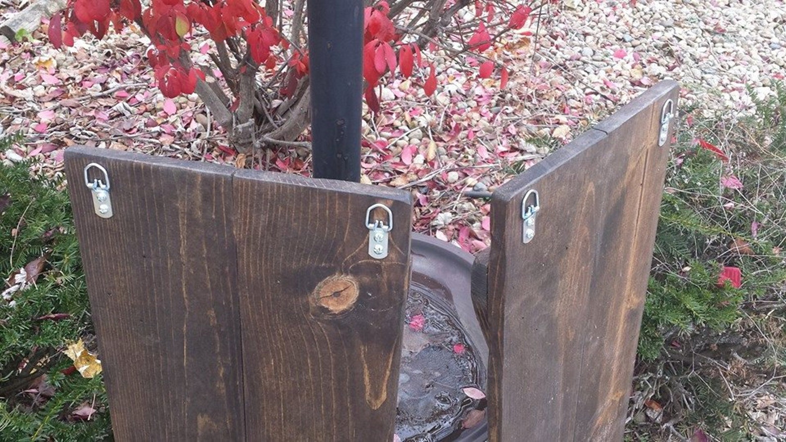 Reclaimed Rustic Wood SHUTTERS Set Of FOUR Dark Walnut Stained | Etsy