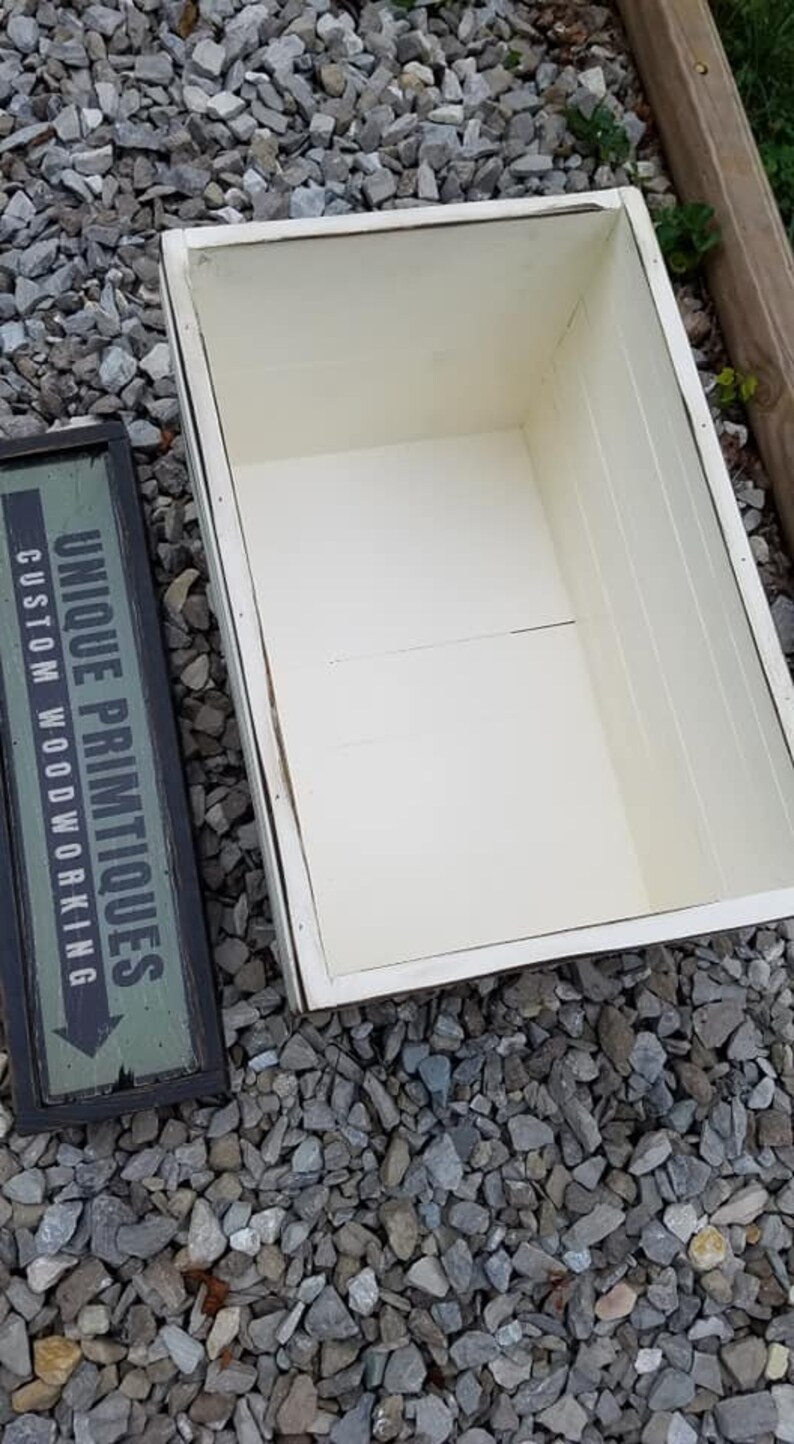 RUSTIC FARMHOUSE CRATES X2 Lot Box Bathroom Kitchen Living | Etsy