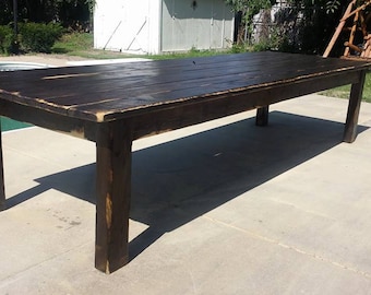 12 Foot Farm Table | Etsy