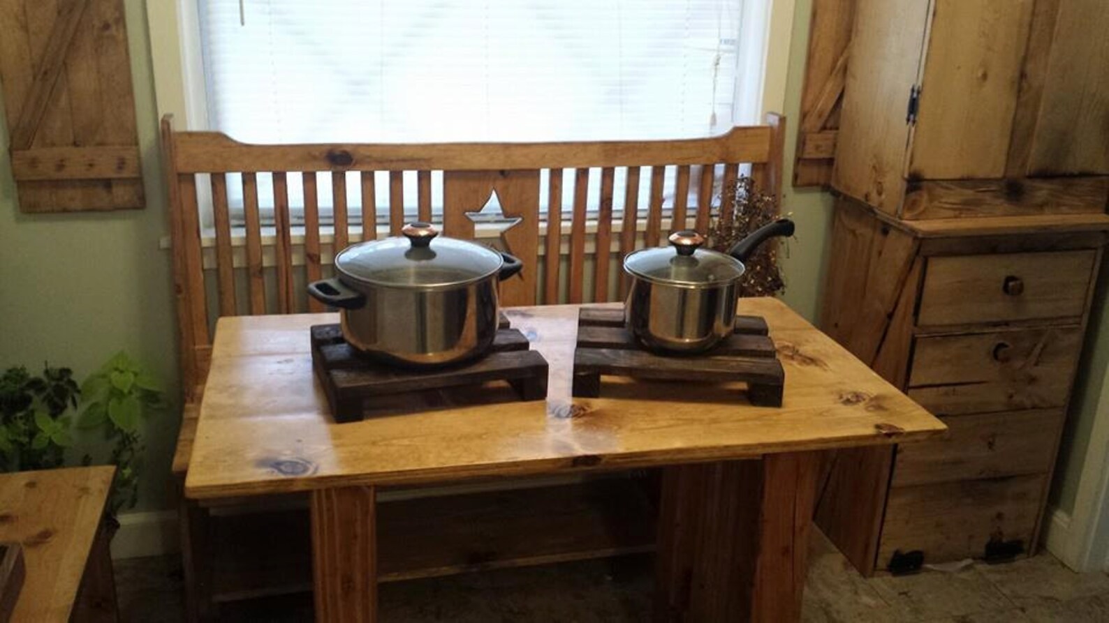 TABLE RISER Coaster Pallet Hot Pad | Etsy