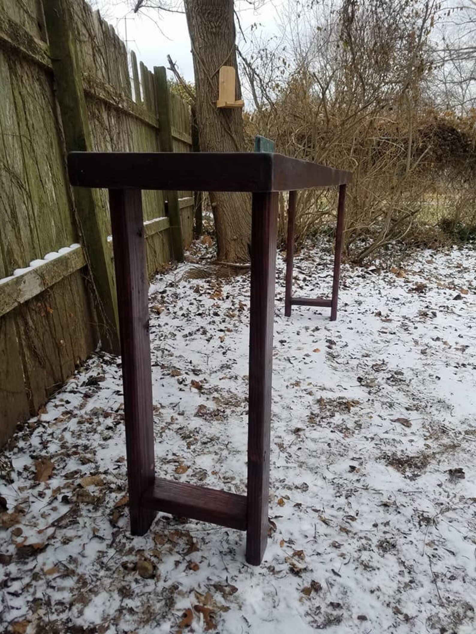 RUSTIC BAR TABLE Kitchen Sofa & Four Stool Set Large Wood - Etsy