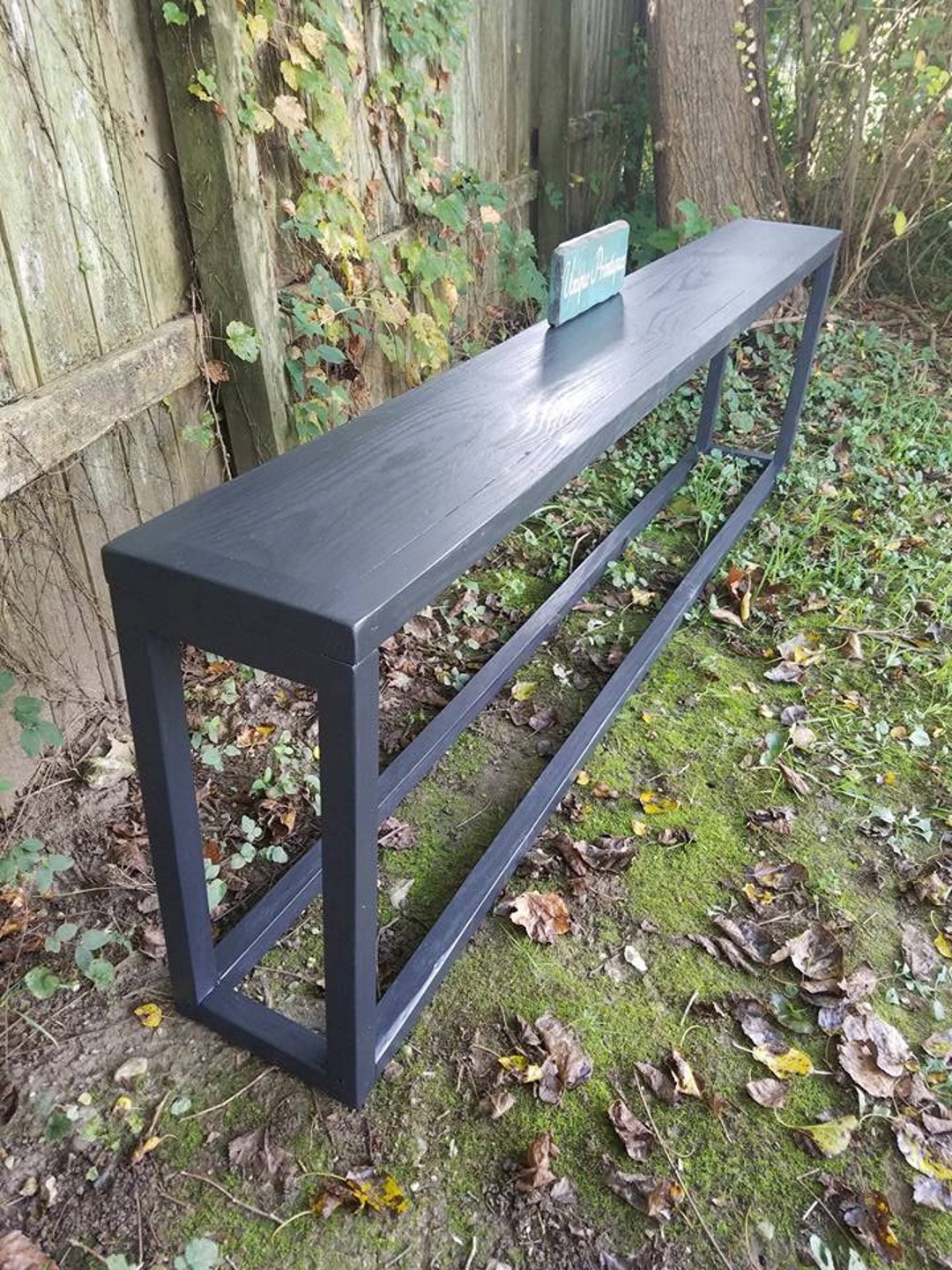 Mid Century Modern Clean Line Framed UNIQUE PRIMTIQUES Sofa Console ...