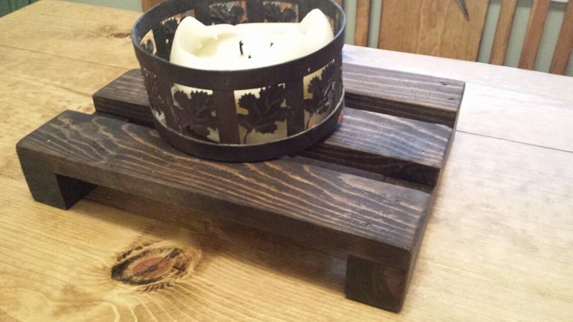 TABLE RISER Coaster Pallet Hot Pad 10"x12"x2-1/4" H Primitive Riser Set ...