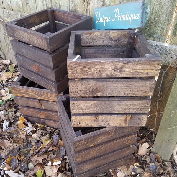 12x12x12 Wood Box - Etsy