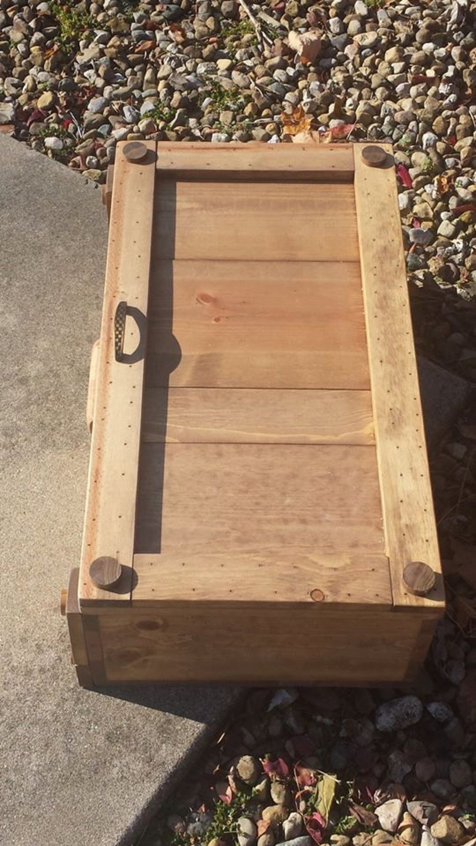 RUSTIC STORAGE CHEST Large Wooden Trunk W/lid Special Walnut - Etsy