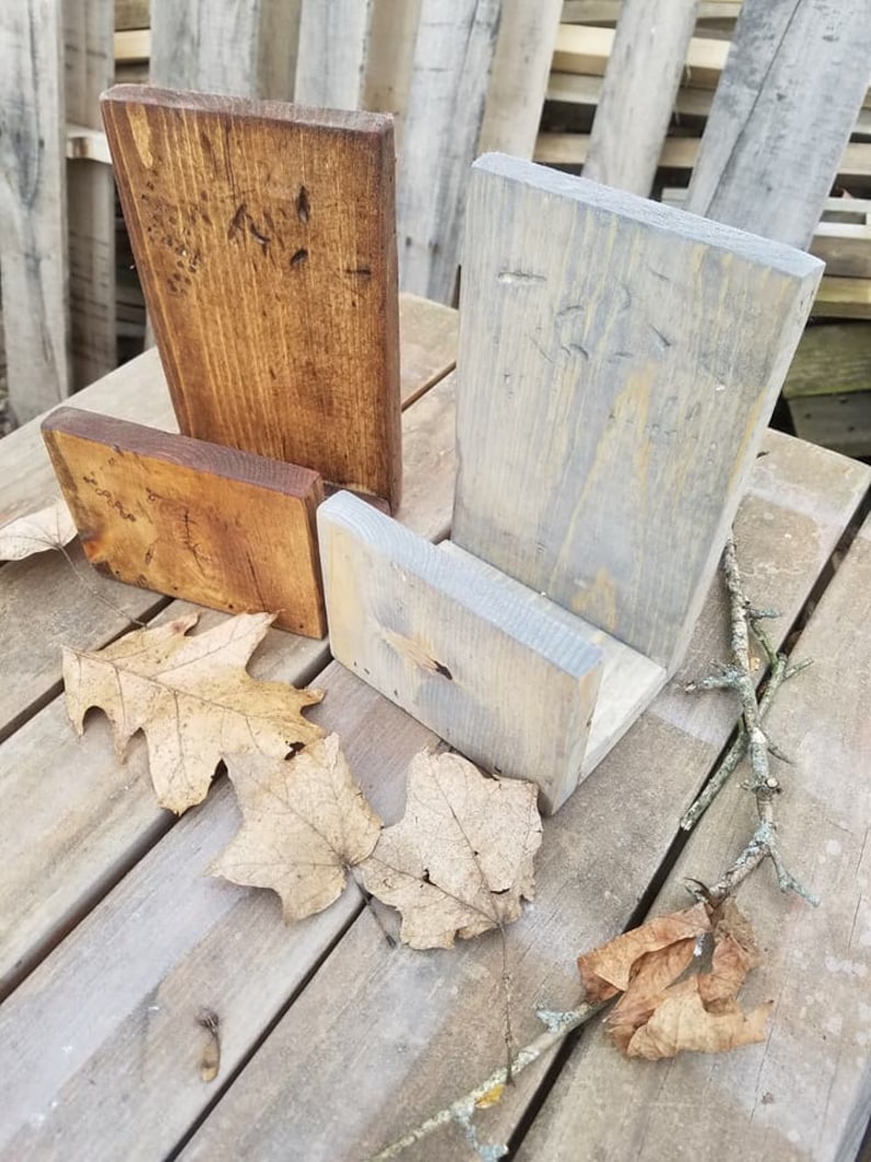 Rustic Brochure Display Holder Business Restaurant Show Event ...