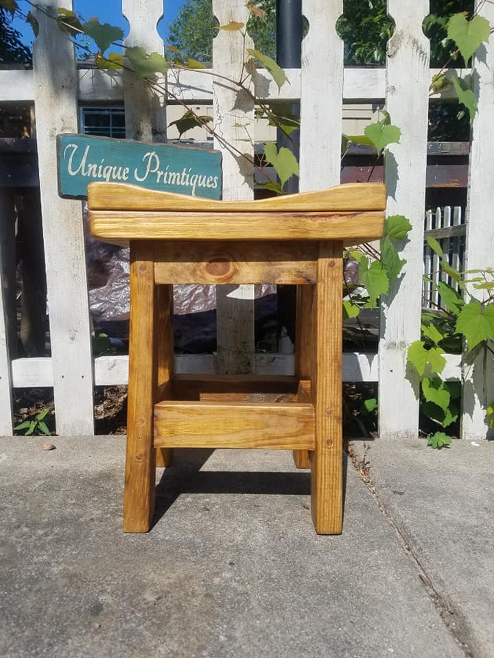 FARMHOUSE BAR STOOL Rustic Farm House Kitchen Tall or Short - Etsy