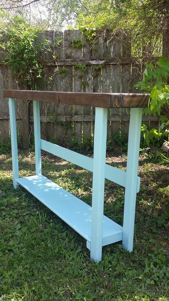 Coastal Living CONSOLE TABLE Sofa Entryway Entry Hall Accent | Etsy