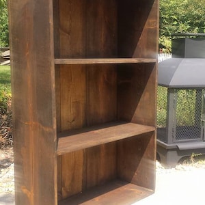 RUSTIC FARMHOUSE BOOKCASE Farm House Country Cabin Shelving Reclaimed ...