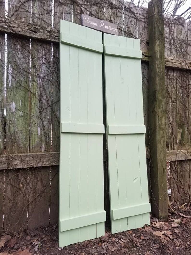 Rustic Wood Shutters Country Barn Display Indoor Outdoor - Etsy