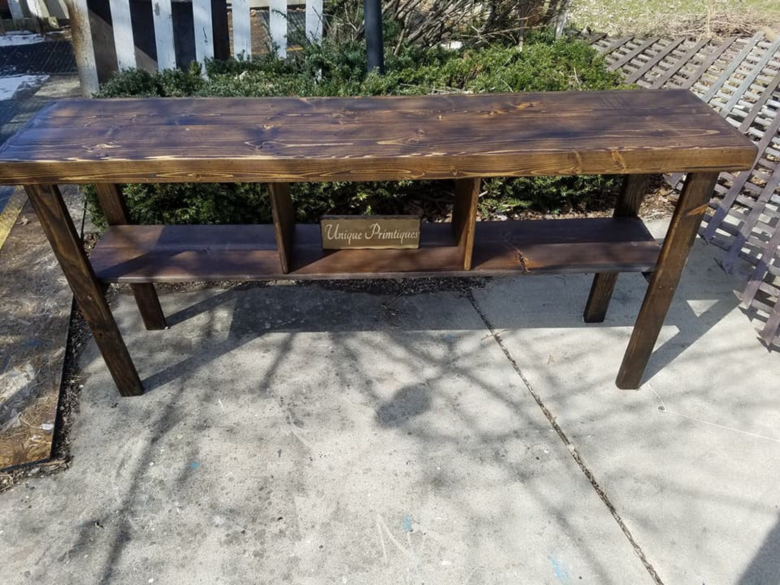 RUSTIC KITCHEN ISLAND Console Table Large Sofa Bar Buffet - Etsy