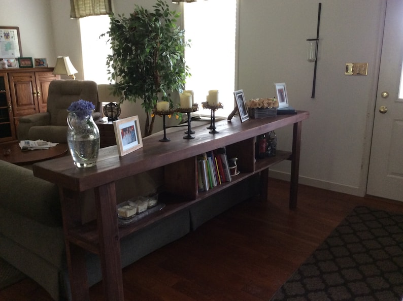 RUSTIC KITCHEN ISLAND Console Table Large Sofa Bar Buffet - Etsy
