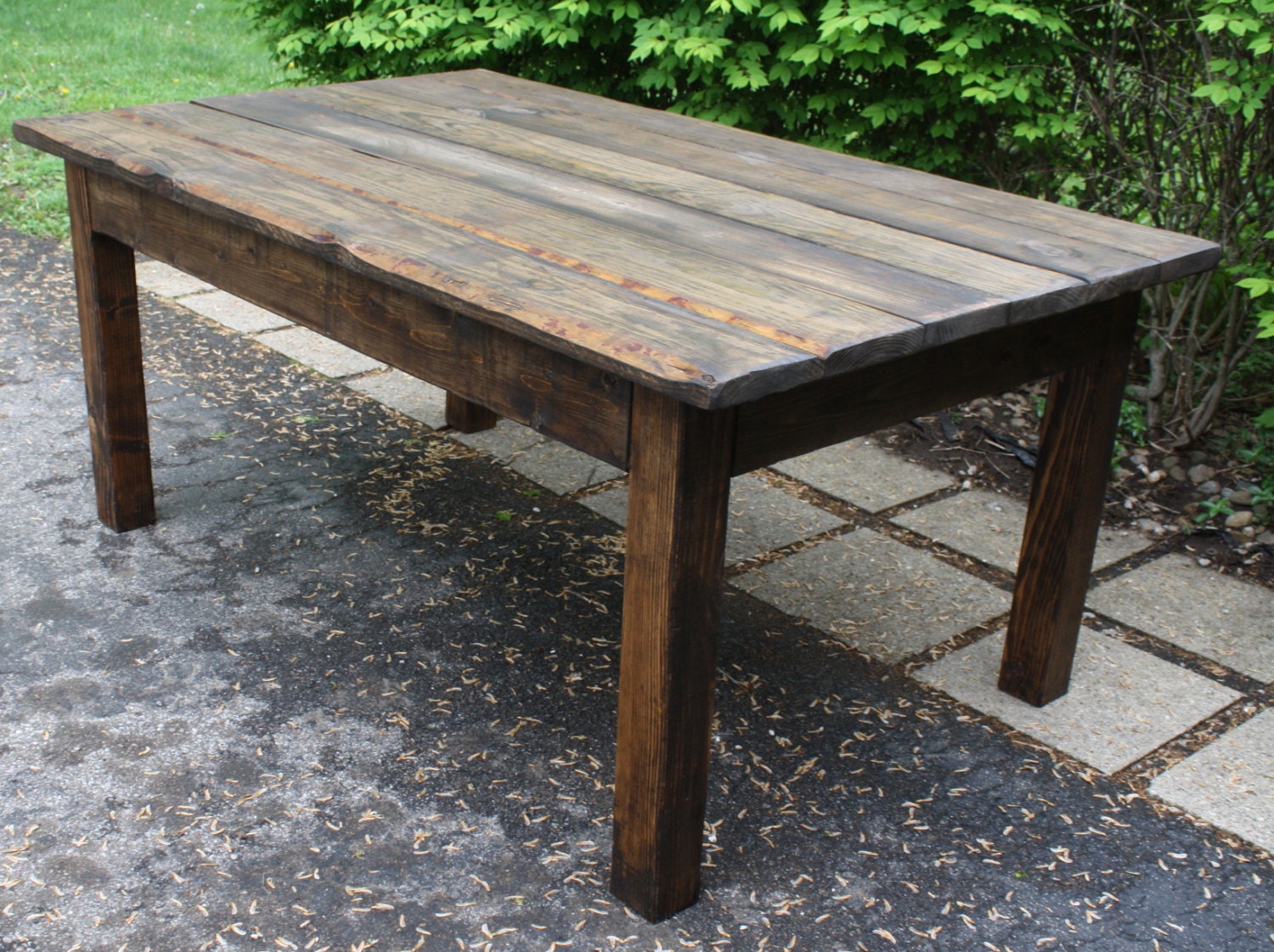 LAKESIDE CABIN FARMHOUSE Kitchen Table Large Primitive Rustic - Etsy