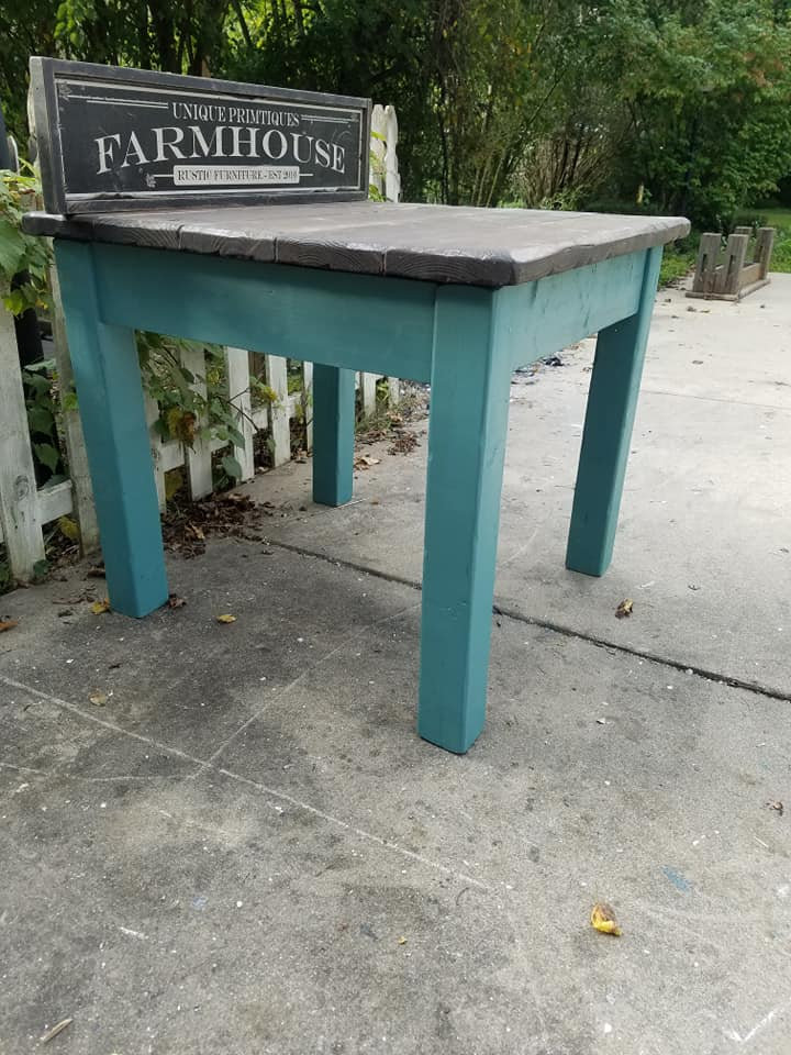 RUSTIC FARMHOUSE TABLE Small Kitchen Dining Farm House | Etsy