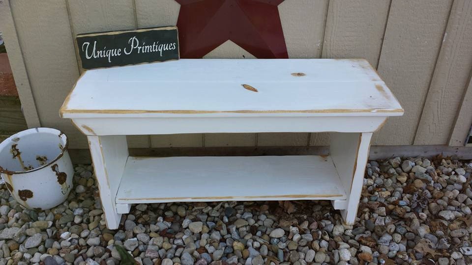 RUSTIC FARMHOUSE BENCH Farm House Country Kitchen Reclaimed | Etsy