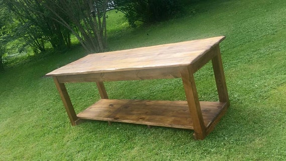 RUSTIC FARMHOUSE TABLE Farm House Kitchen Dining Country - Etsy