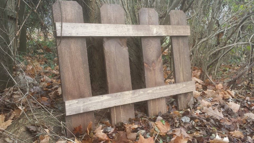 Rustic Picket Fence Home Decor 24" X 33" Primitive Wall Garden Yard Art ...