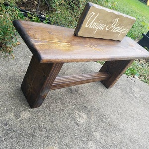 Rustic TABLE RISER Unique Primtiques Primitive 7-1/4" X 26" X 10-1/2"h ...