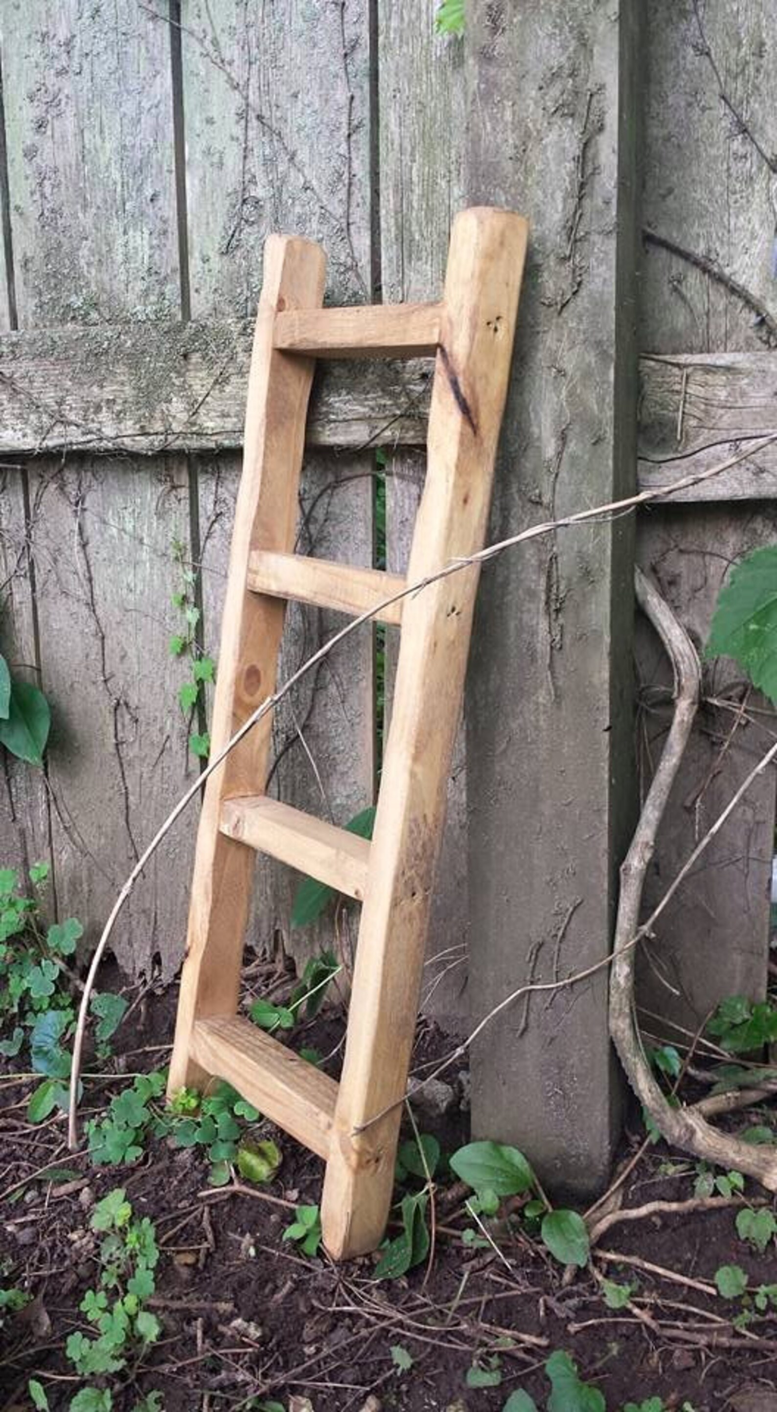 RUSTIC WOOD LADDER Home Decor Custom Sizes Colors Jewelry - Etsy