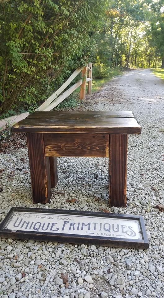 RUSTIC FARMHOUSE BENCH Farm House Indoor Outdoor Kitchen Dining Porch ...