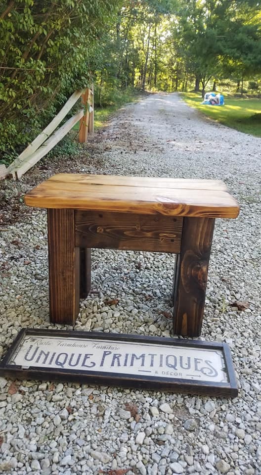 RUSTIC FARMHOUSE BENCH Farm House Indoor Outdoor Kitchen | Etsy