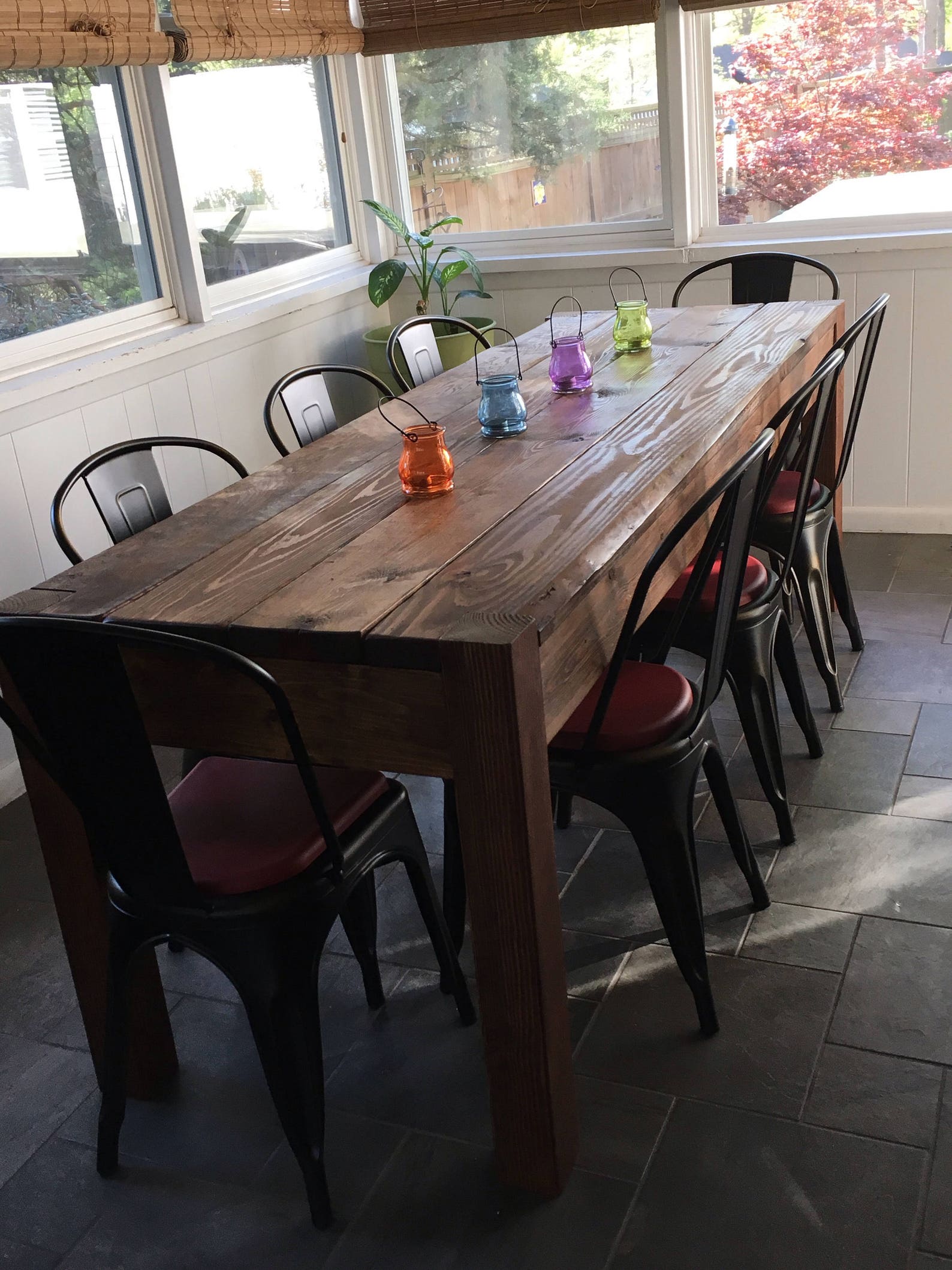 Rustic TABLE Reclaimed Wood FARM House Unique Restoration - Etsy