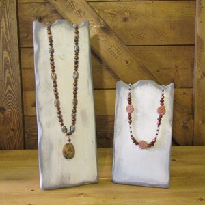 Rustic JEWELRY DISPLAY Necklace Stand Holders Different Sizes Custom ...