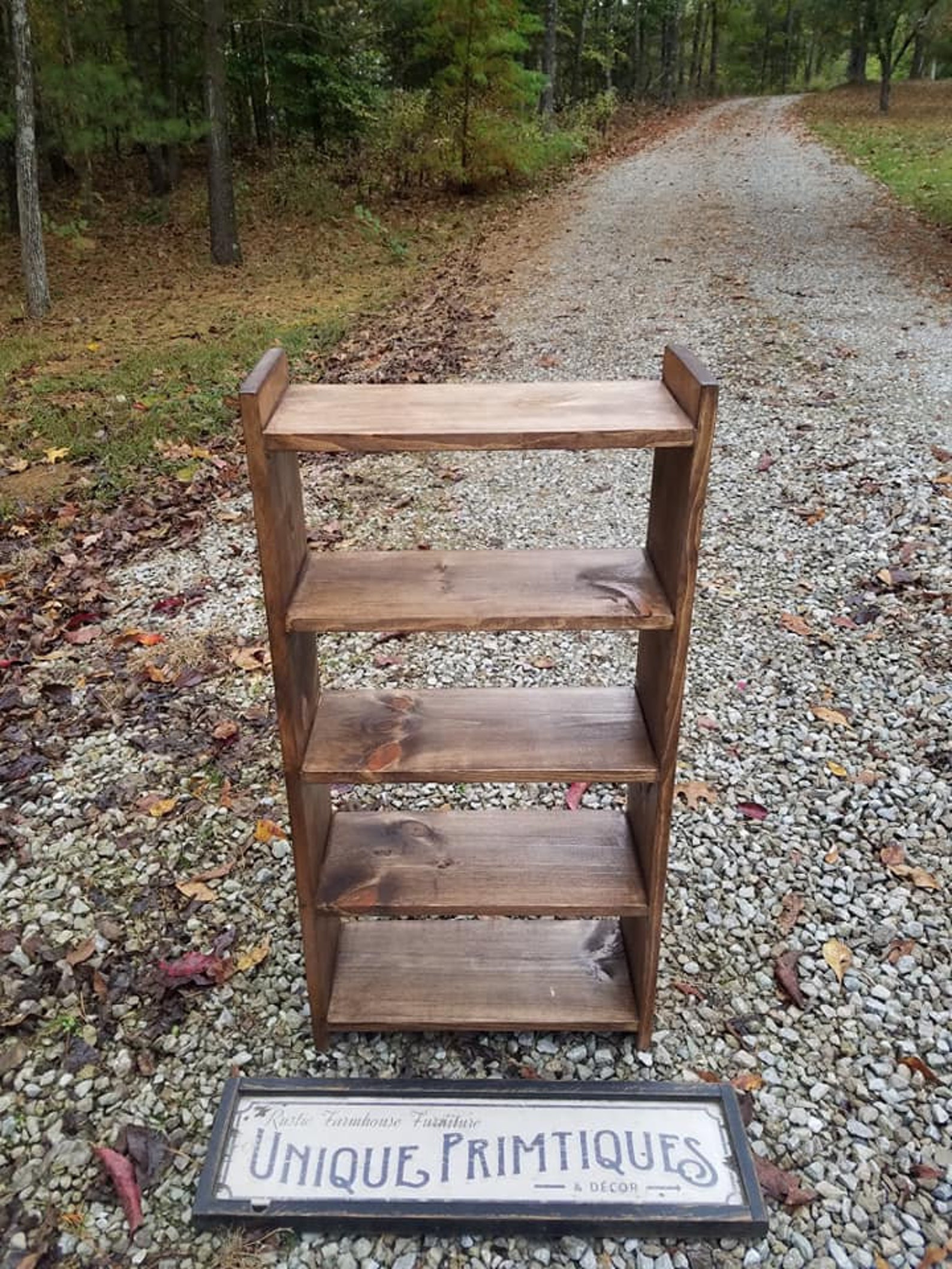 RUSTIC FARMHOUSE LADDER Bookcase Farm House Shelving Reclaimed - Etsy