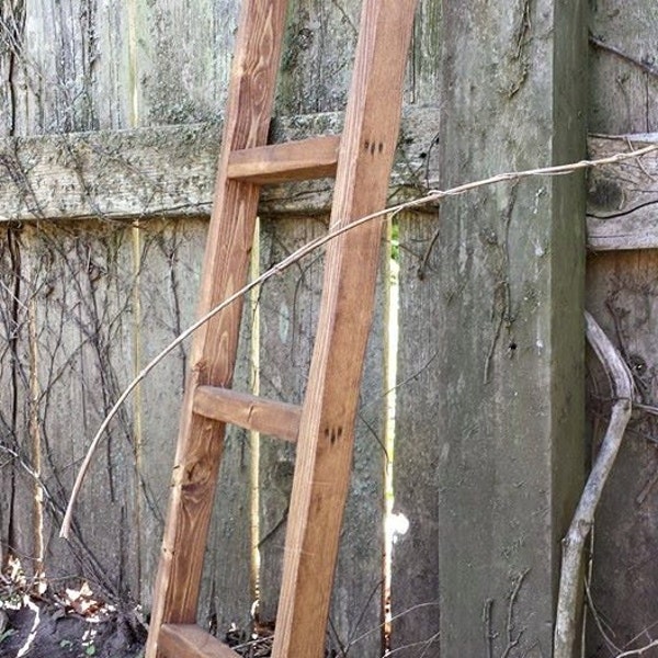 Antique Wood Ladder - Etsy