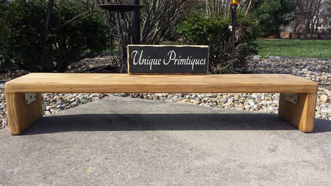 Rustic Table Riser Bench Centerpiece TV Entertainment Center | Etsy