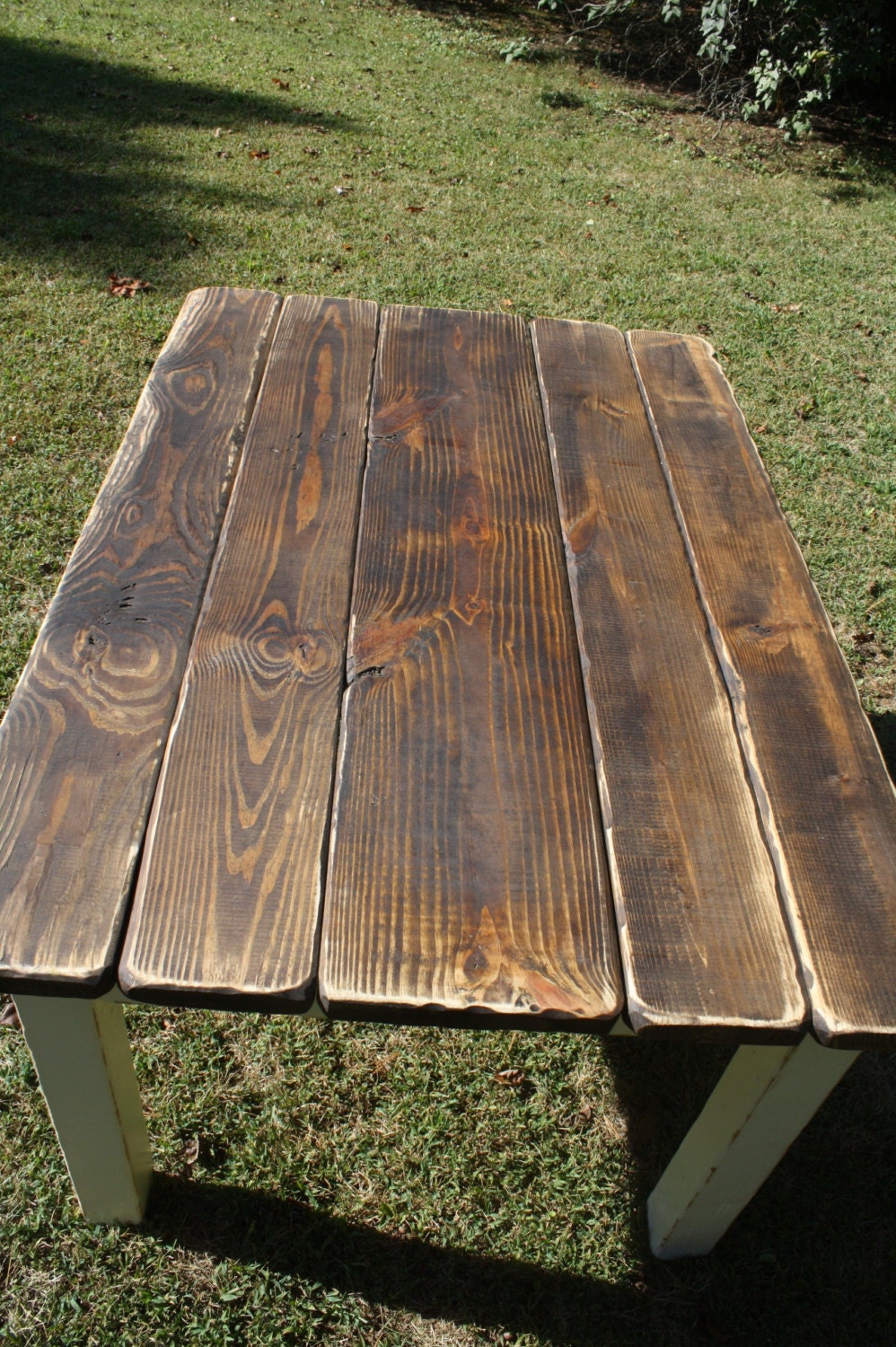 RUSTIC FARMHOUSE TABLE Farm House Dining Country Kitchen Table - Etsy